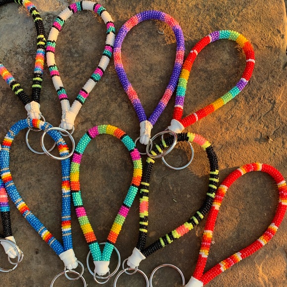 Accessories | Beaded Keychain Wristlet | Poshmark